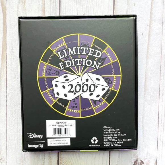 Loungefly | Accessories | Loungefly Disney Oogie Boogie Pin The ...